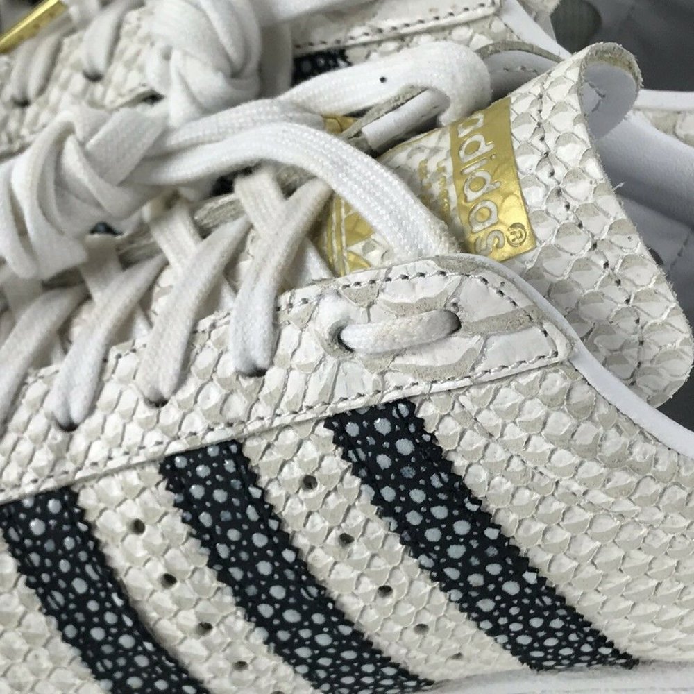 Adidas Lizard Dragon Snake Skin Womens Sneakers - Gem